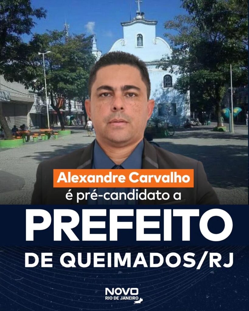 Alexandre Carvalho é o pré-candidato a Prefeito de Queimados no Rio de ...